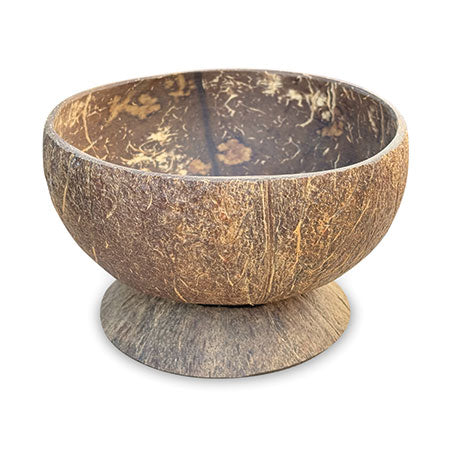 Natural Coconut Bowl with coconut base – Driftwood Living UK